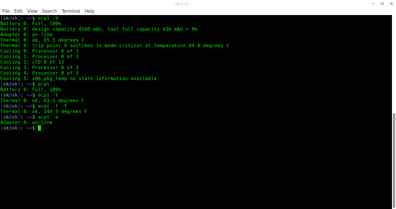 How To Check Laptop Battery Status In Terminal In Linux - OSTechNix