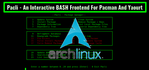 Getting Started With Pacman Ostechnix